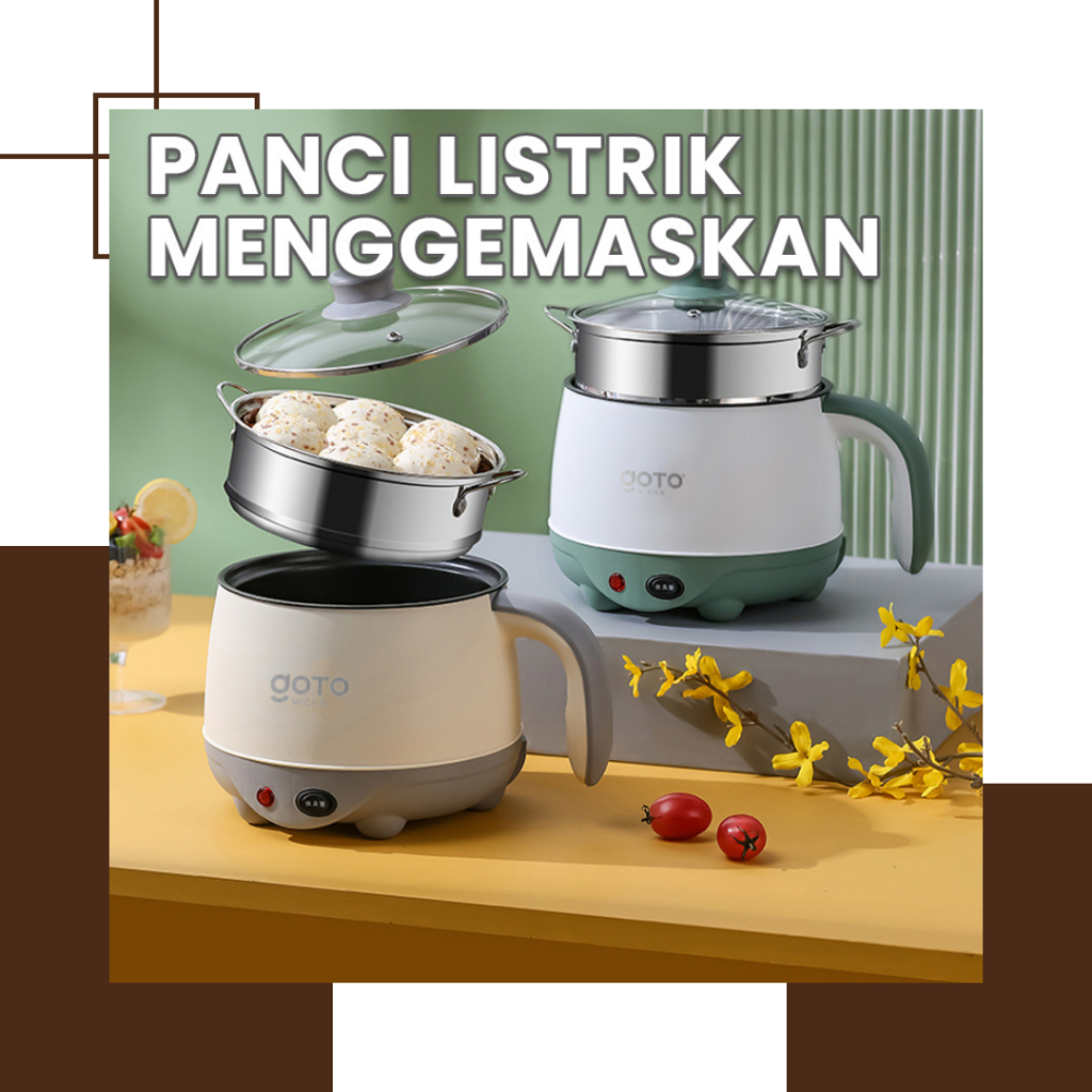 Goto Micha Electric Pan 1.8 L Multipurpose Electric Mini Fry Pan Hotpot ...