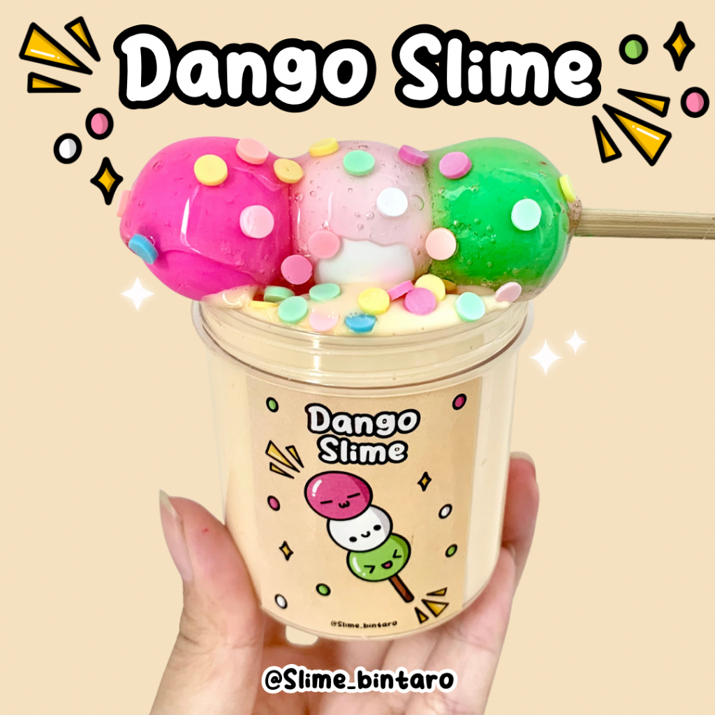 DIY CLAY DANGO SLIME BY SLIME BINTARO || DIY DANGO SLIME || PREMIUM ...