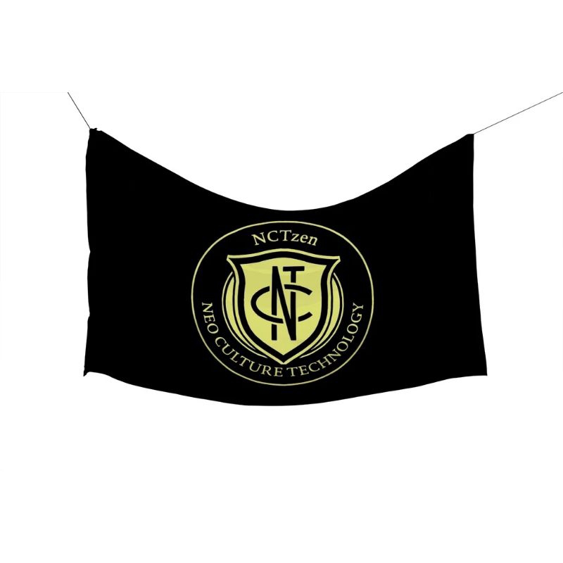 Kpop BOYBAND FLAG NCT LOGO WALL DECOR TAPESTRY KPOP BOYBAND NCT 127 NCT ...