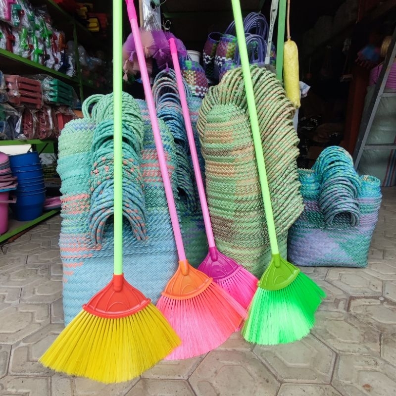 Color FAN NYLON BROOM / FAN FLOOR BROOM / NYLON STRING FLOOR BROOM ...