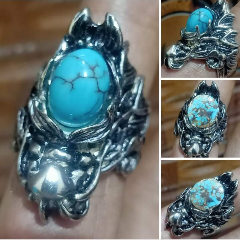 Natural Turquoise Persian natural Stone. | Shopee Malaysia