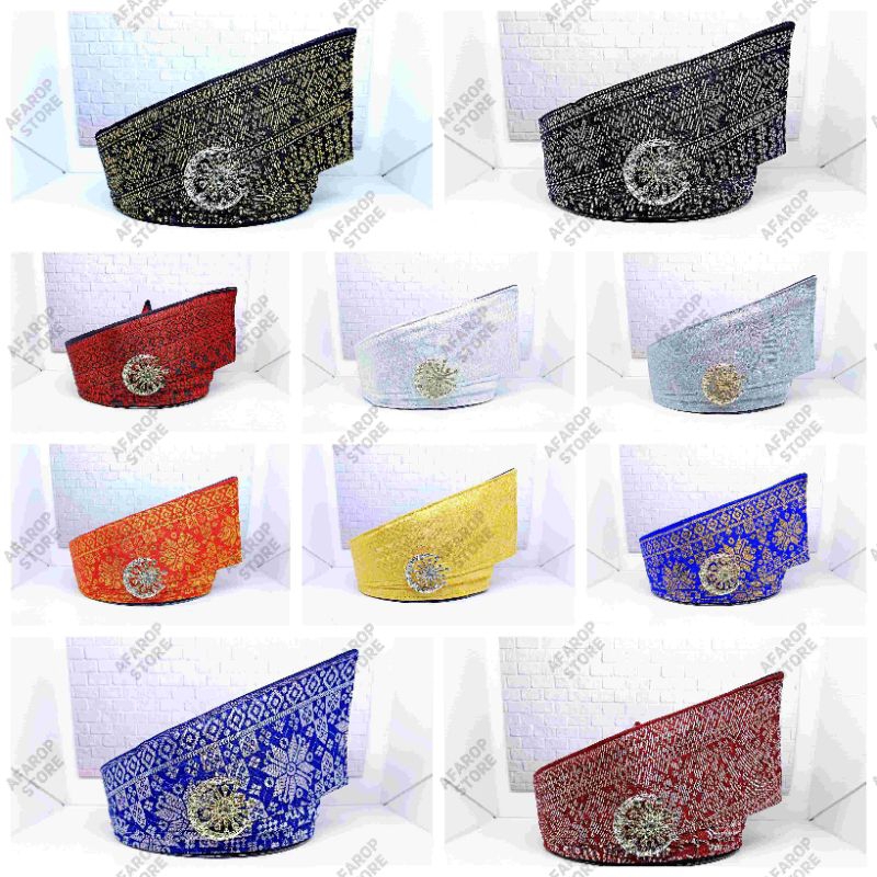 TANJAK/TENGKOLOK/DESTAR SONGKET PREMIUM ORIGINAL MALAY | MALAY ...