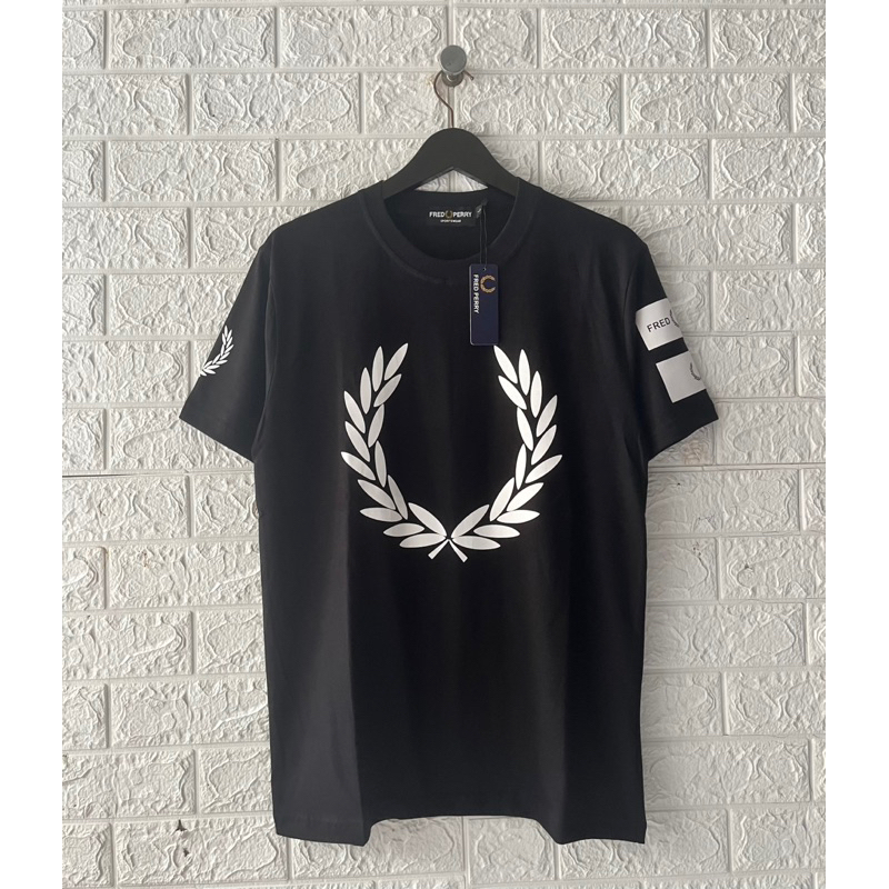 HITAM Men's T-Shirt Black fredperry casual Shirt fredperry tshirt fredperry tshirt casual sultan ...