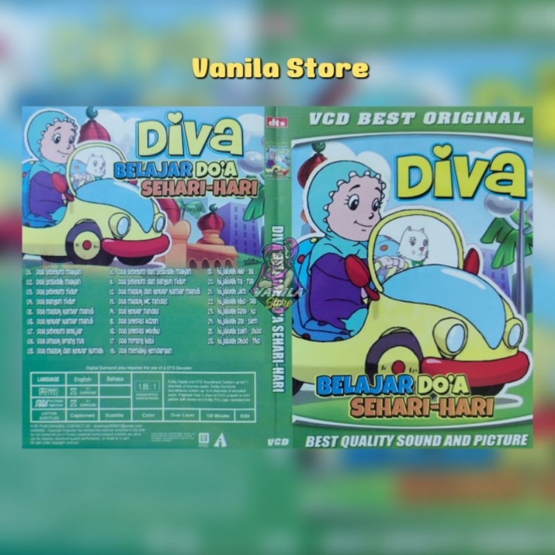 Diva Children's Song Music Video Cassette Learns Daily Prayer | Shopee ...