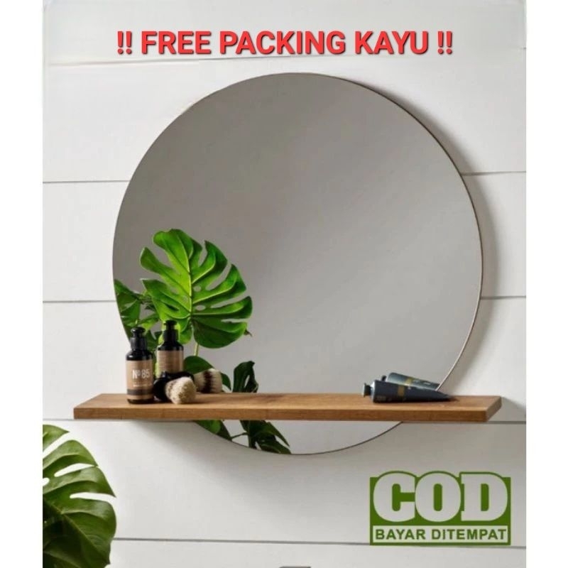 Round Mirror Makeup Mirror Aesthetic Wall Decorative Mirror Wall ...