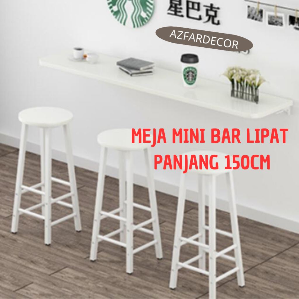 Mini BAR FOLDING TABLE 140CM LONG, COFFE TABLE | Shopee Malaysia