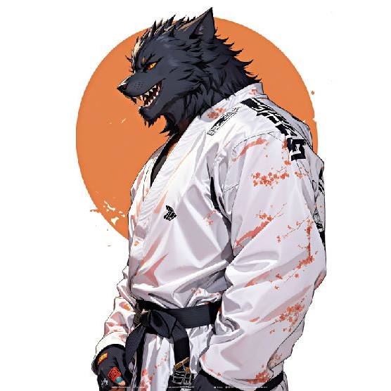 Werewolf Karate Sticker - Dash and Strong! | Shopee Malaysia