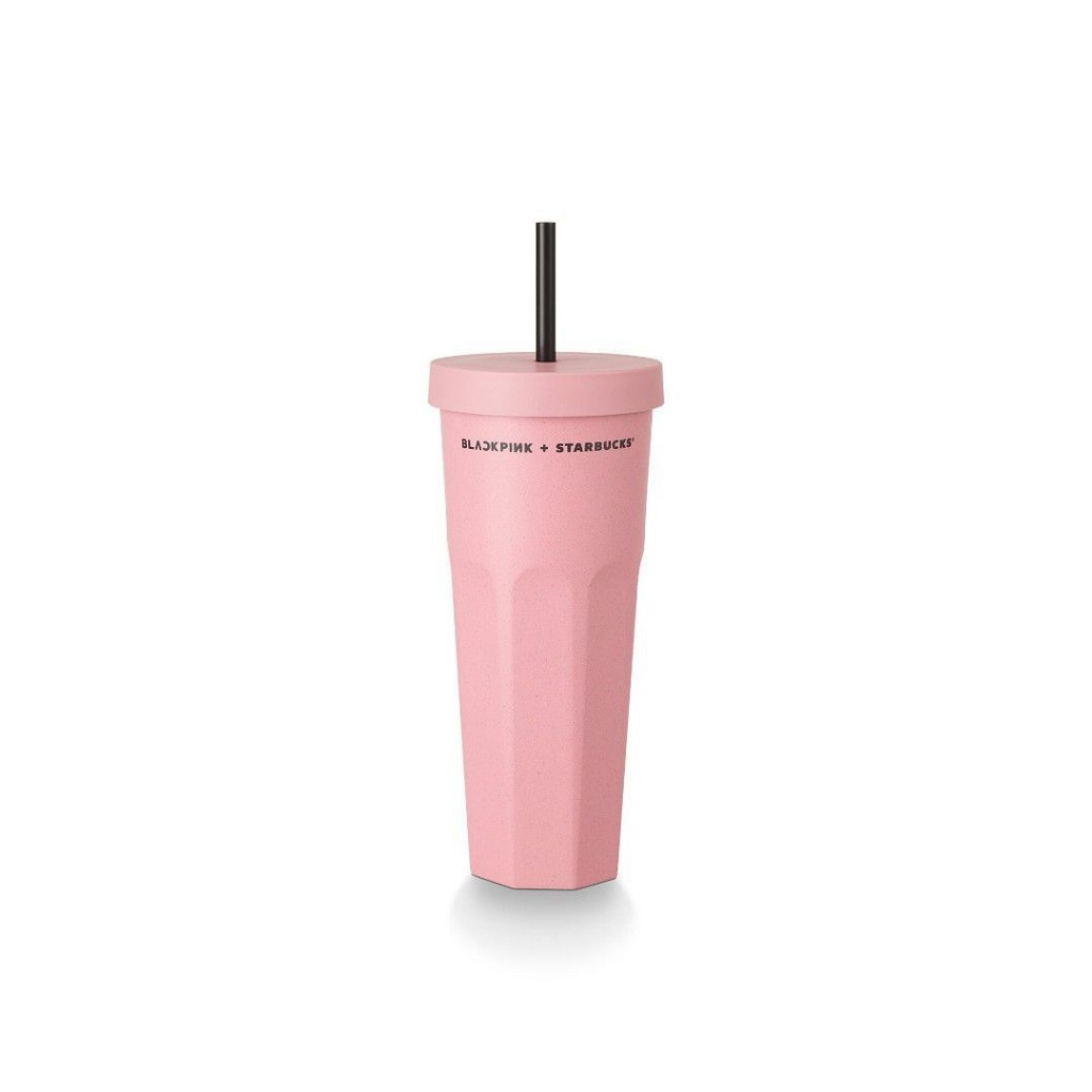 MERAH Starbucks X BLACKPINK Pink Tumber with Straw BP001 | Shopee Malaysia