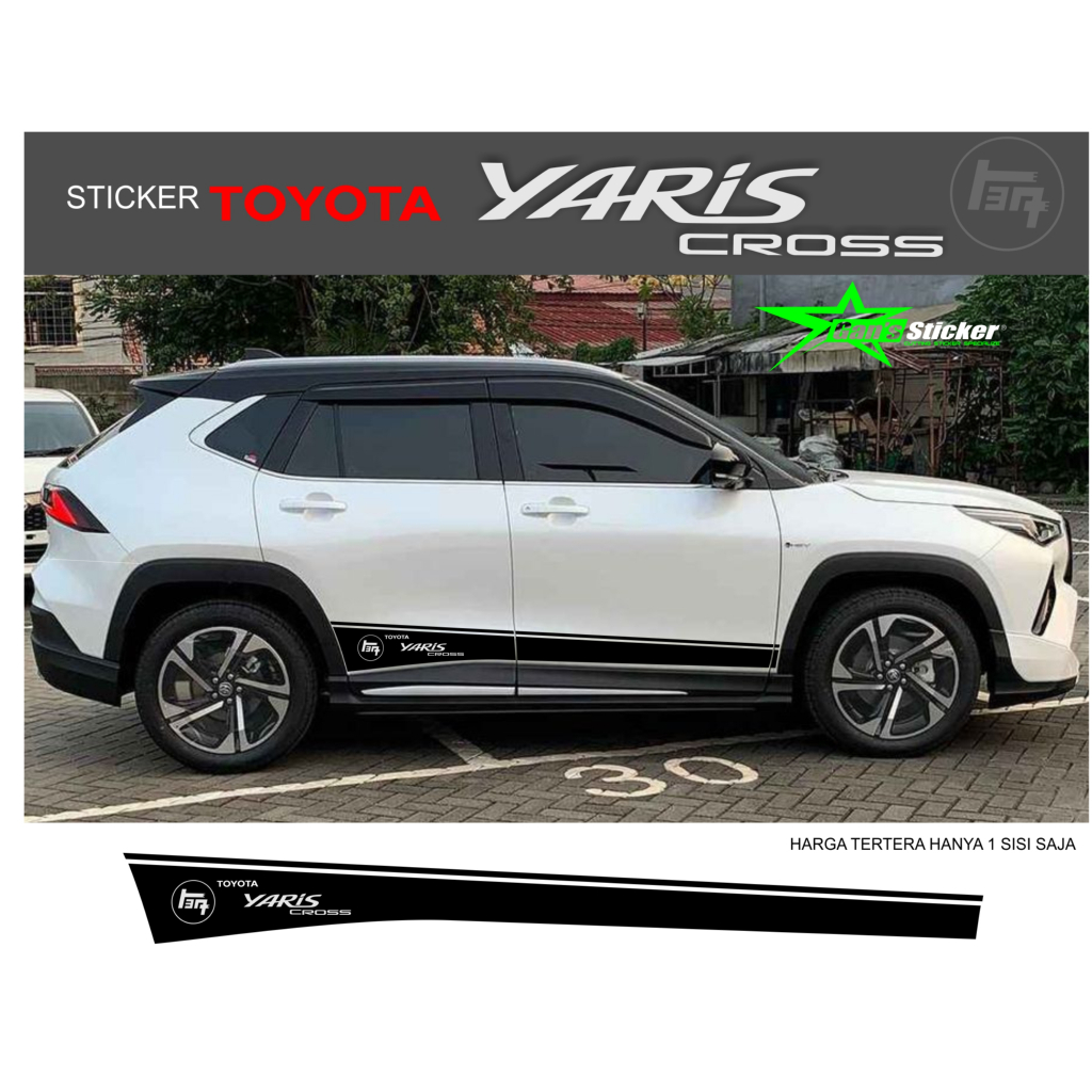 2023 toyota yaris cross Sticker, toyota yaris cross accessories ...