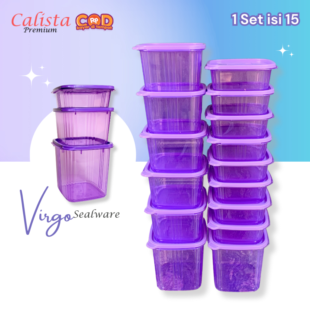 Virgo Set of 15 pcs - Virgo 15 in 1 Multipurpose Container Jar | Shopee ...