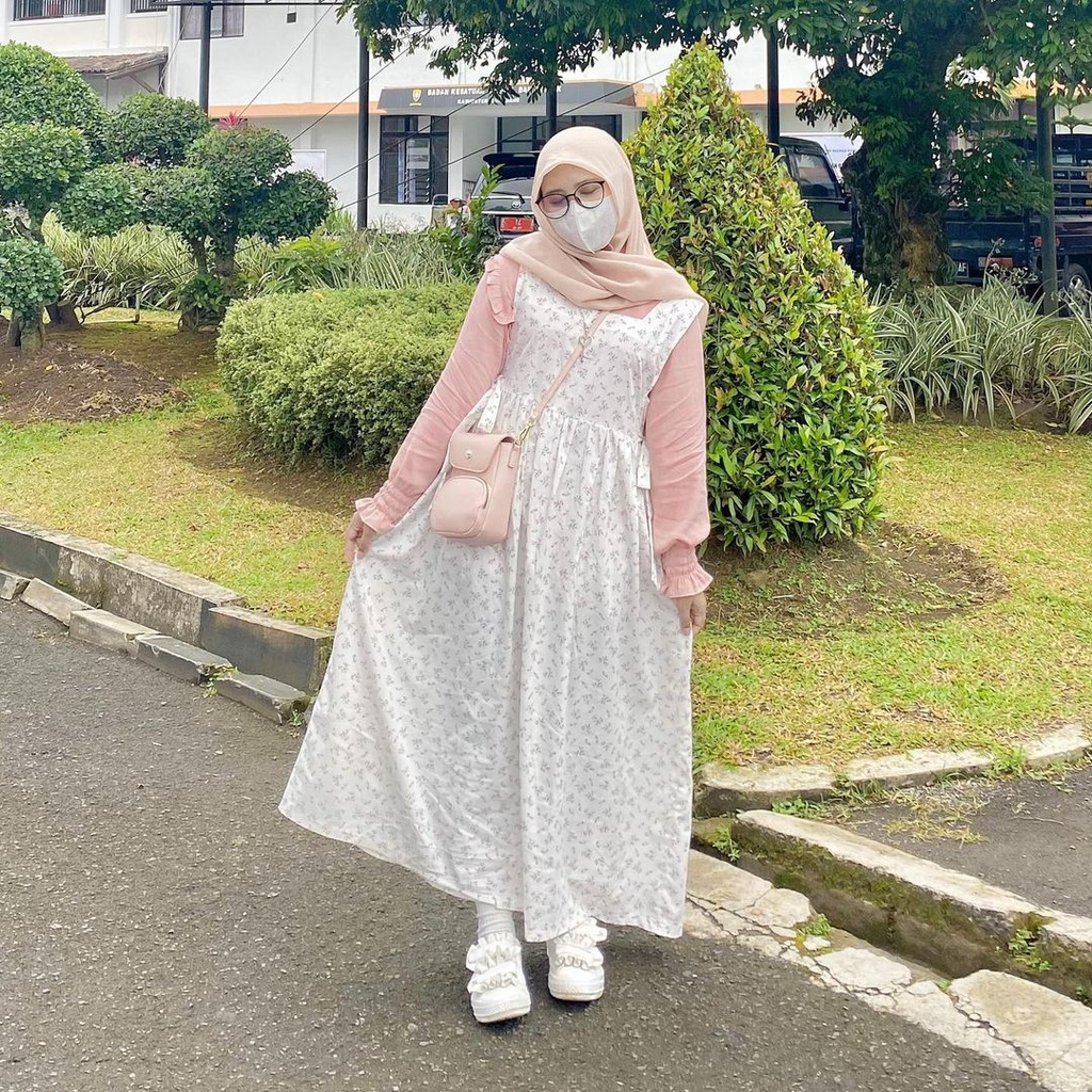 Himari MIDI DRESS | Korean MIDI DRESS | Overall KOREAN STYLE | Sloopy ...