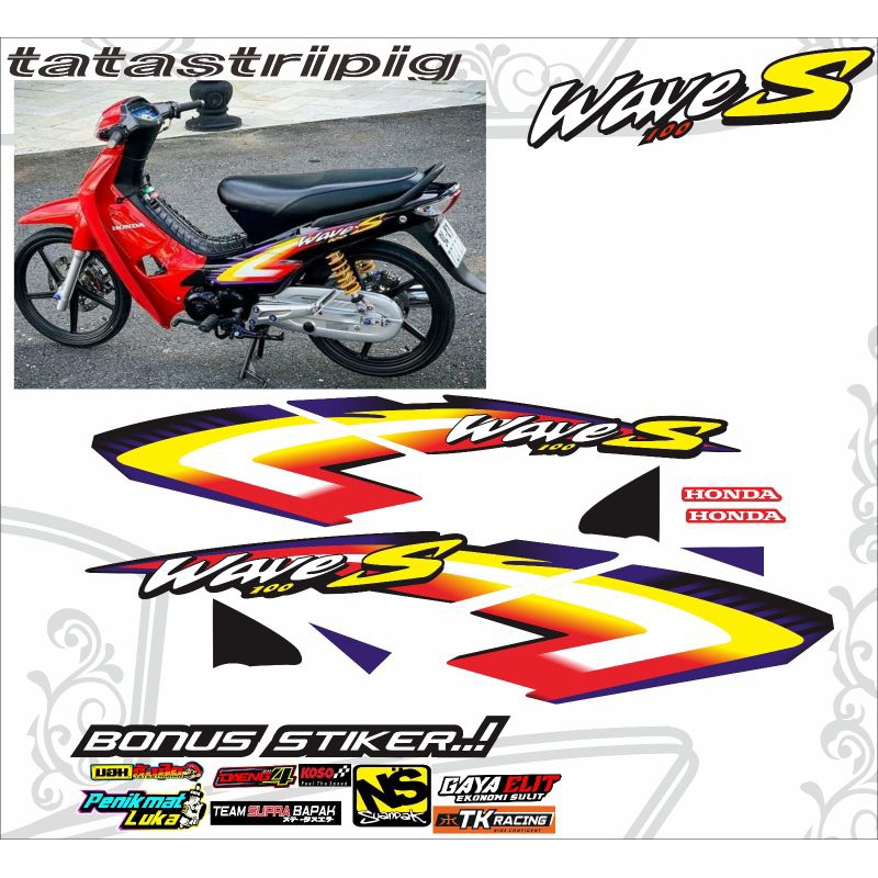 Striping wave 100 wave 110 wave thailand | Shopee Malaysia