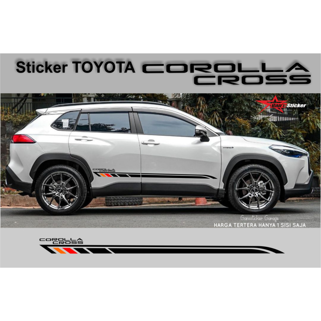 2023 toyota corolla cross stickers 2023 toyota corolla cross ...