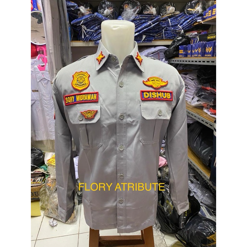 Embossed Embroidered PDL DISHUB UNIFORM FOR MEN | Shopee Malaysia