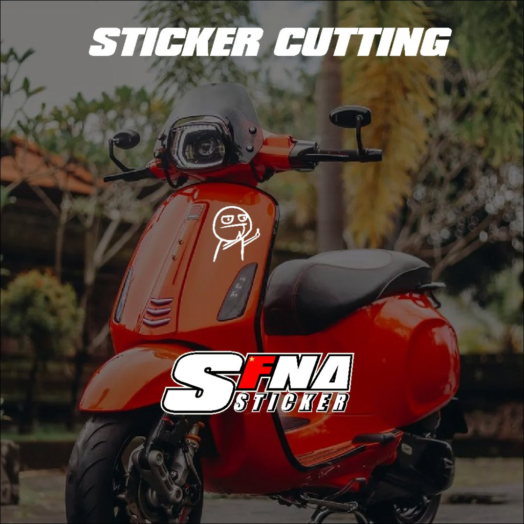 Sticker Cutting Middle Finger Stickers Cartoon Pucek Stickers Cute ...