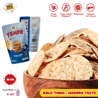 Geli Chips - Sago Tempeh Chips Original Sea Salt & Garlic 50gr | Shopee ...