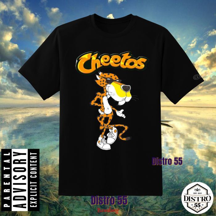 Kaos Cartoon CHEETOS Regular SHIRT/CHEESTER CHEETAH/DISTRO 55 BANDUNG ...