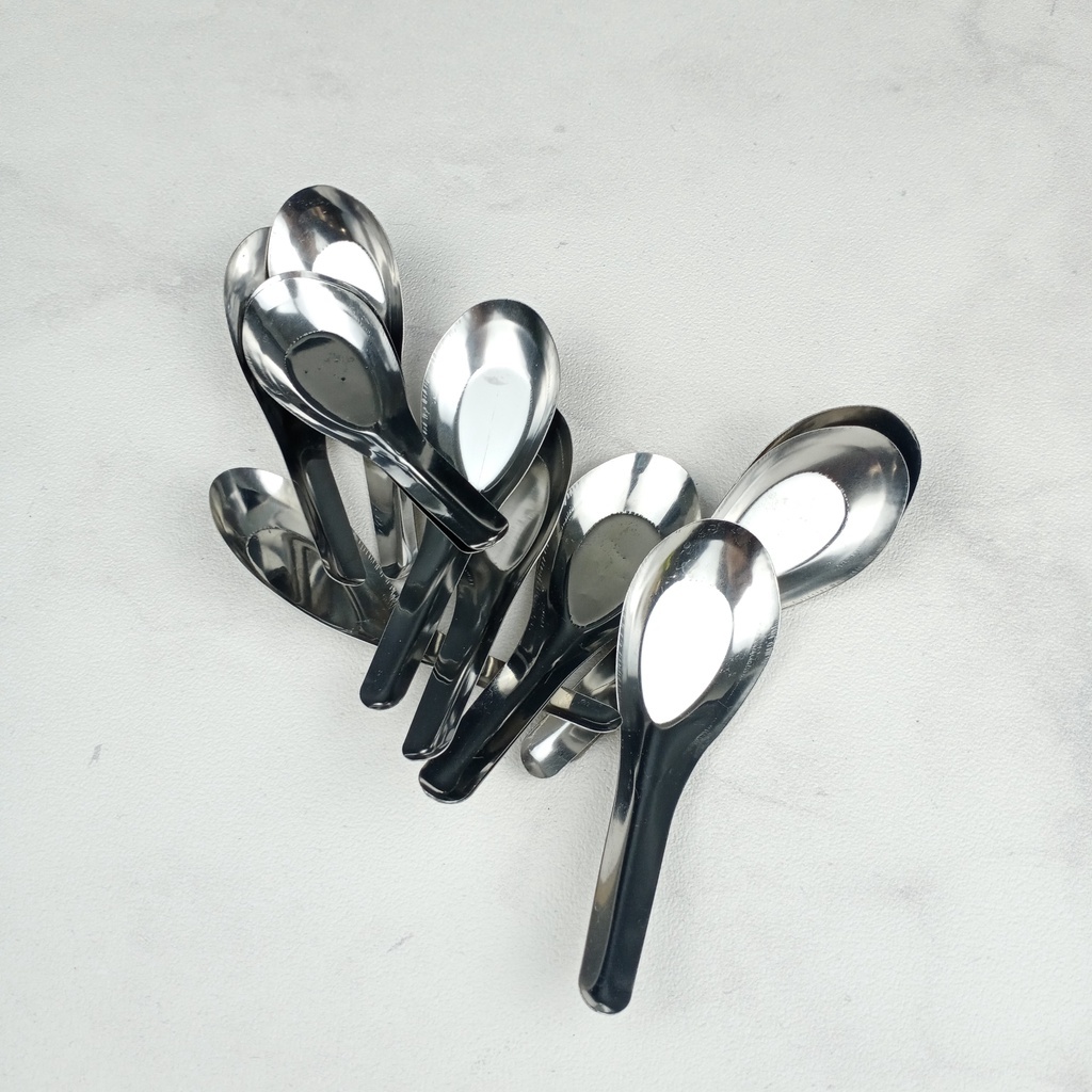 SHORT TABLE SPOON / STAINLESS STEAL DUCK SPOON CONTENTS 12 PCS ...