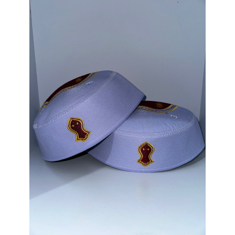 MERAH Peci KOPYAH MALAYSIA ALHAMID RED TROPICAL LOGO | Shopee Malaysia