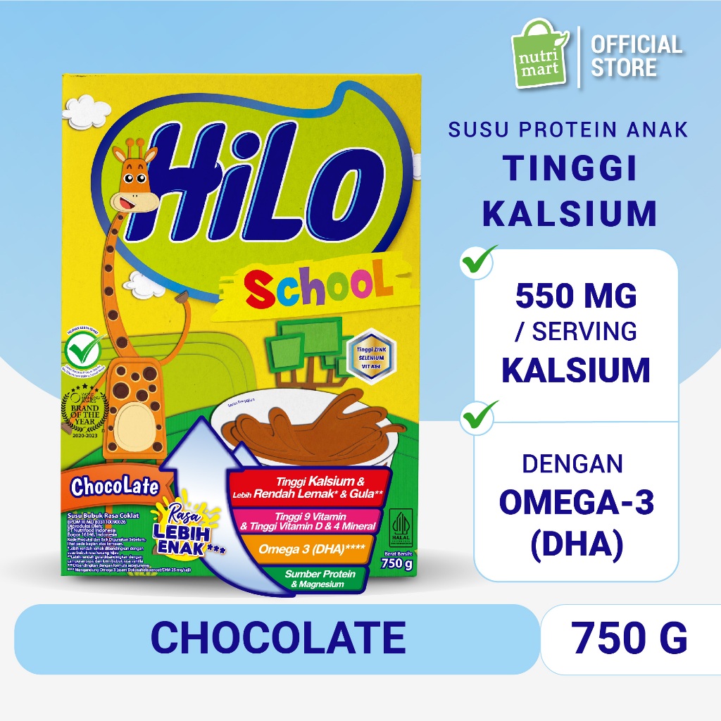 Hilo School Chocolate 750gram - High Calcium Low Fat Milk | Shopee Malaysia
