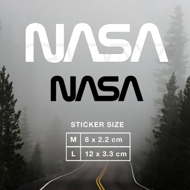 Nasa logo Sticker Cutting Sticker | Shopee Malaysia