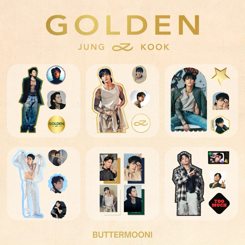 Bts Jungkook Golden Fanmade Collection | Shopee Malaysia