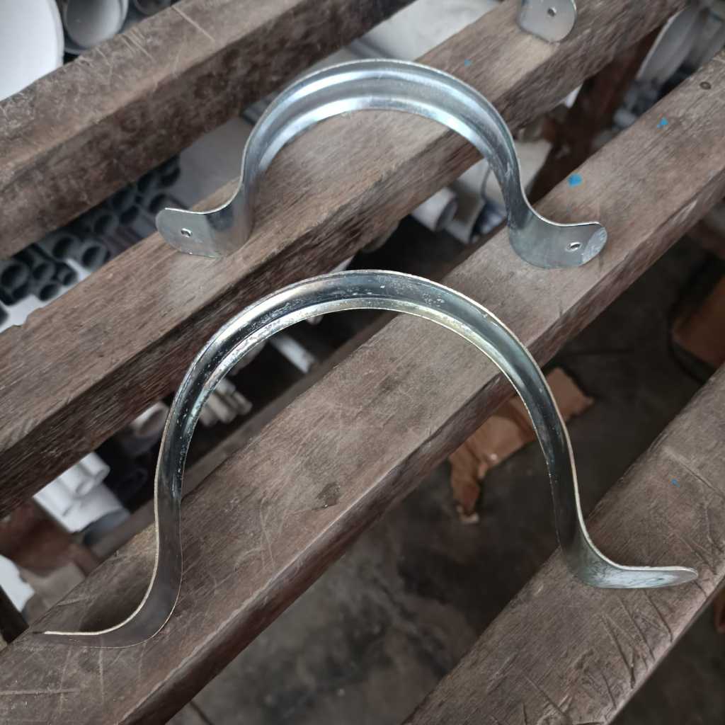 2" Inch Thick Pipe Clamps / Iron Plate Clamps / Paralon Clamps / PVC ...