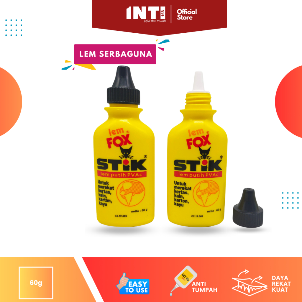 Fox Glue White Stick 60 Gr PVAC liquid glue | Shopee Malaysia