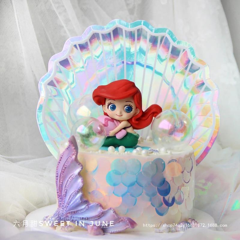 Mermaid CAKE TOPPER/PRINCESS ARIEL MERMAID SWEETINY/BABY ARIEL/MERMAID ...