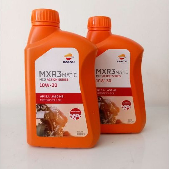 Repsol MXR 3 Matic Oil 10w30 800ml | Shopee Malaysia