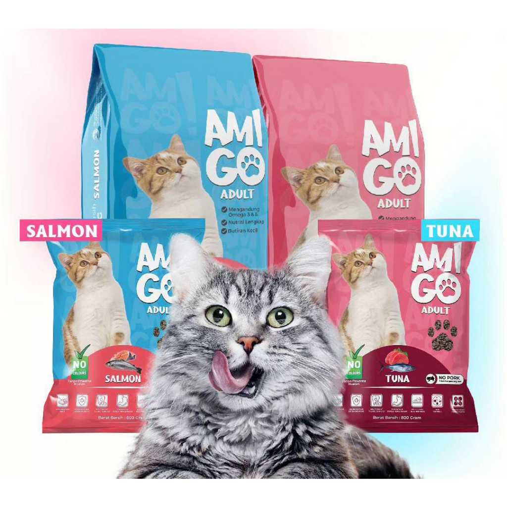 Amigo Dry Cat Food Adult 800 Gr/Amigo Cat Food | Shopee Malaysia
