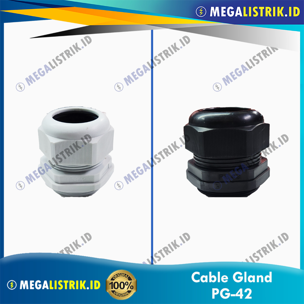 Pg-42 CABLE GLAND/WATERMUR CABLE PG42/WATERMOOR NYLON PVC 30-38 MM IP68 | Shopee Malaysia