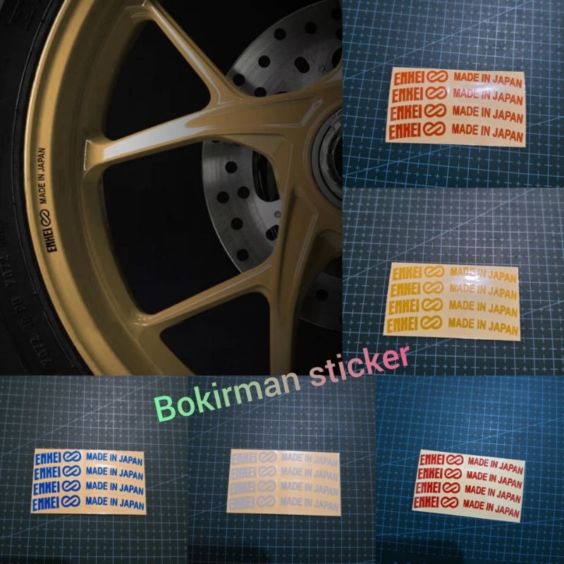 Enkei Rim STICKER ENKEI VELK STICKER MADE IN JAPAN CUTTING | Shopee ...