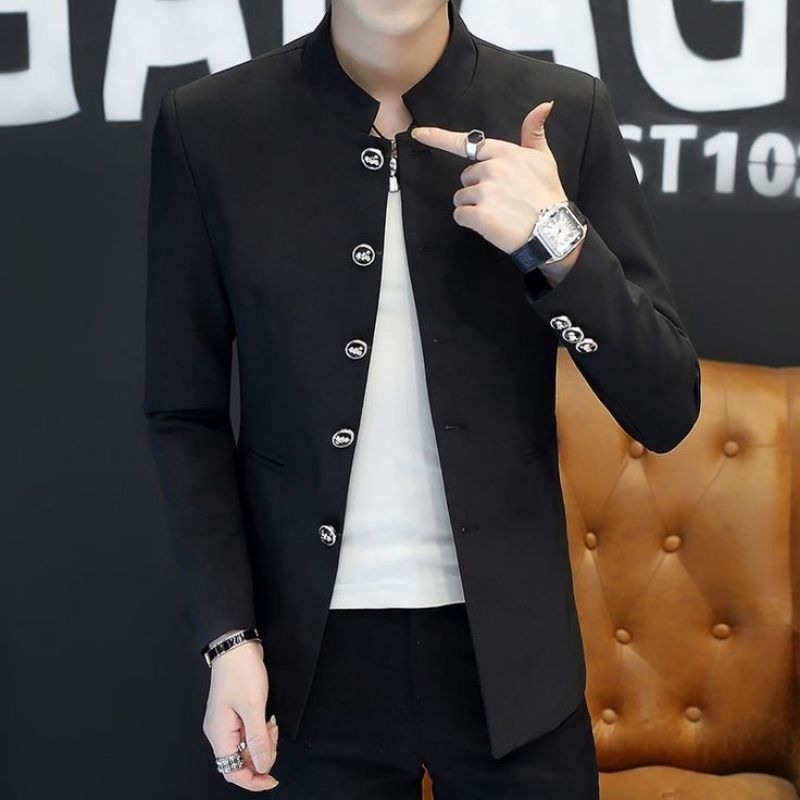 Mandarin jacket/mandarin Blazer/Jaskoko muslim men's jacket/ip men's ...