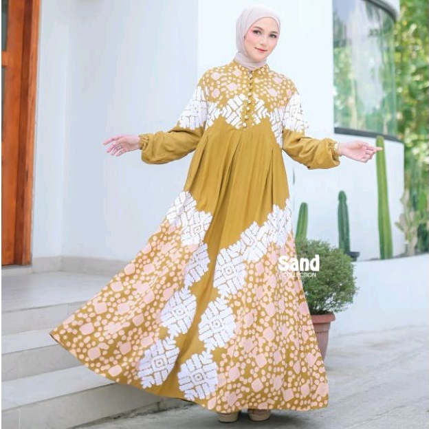 Gamis twill original Latest [Sale] motif ready From size S M L XL And ...