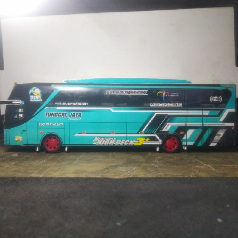 Miniature Bus Single Jaya Jupiter 1/50 paper craft full Lights | Xs_ion ...