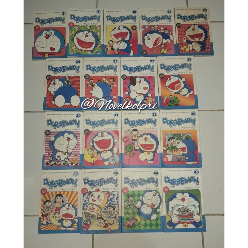 Comic SET Of 17 Doraemon Japanese Binding Books | Shopee Malaysia