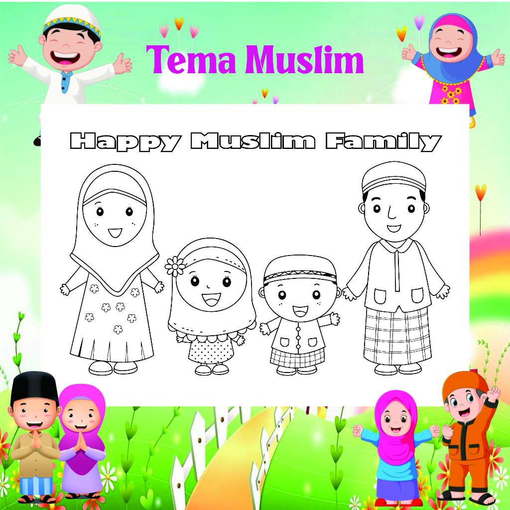 Coloring Paper/COLORING/Drawing Paper/MUSLIM/COLORING Paper For ...