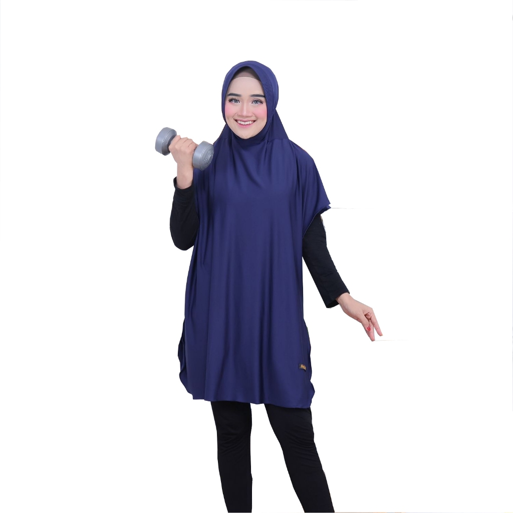 Sports Veil Sports Vest Hijab Gymnastics, Gym, Swimming, Zumba Muslimah ...