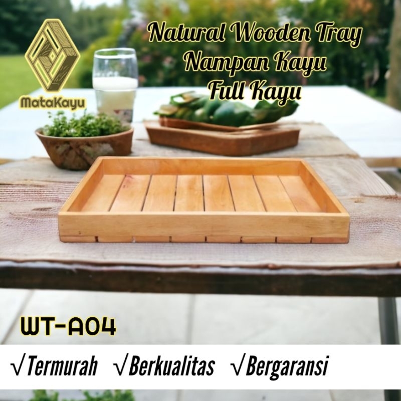 KAYU Wooden tray wooden tray wooden tray Multipurpose Delivery Box WT ...