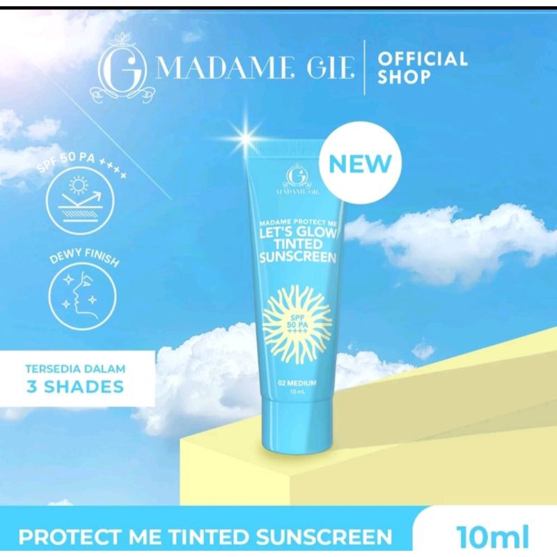 Madame Protect Me LET'S Glow Tinted Sunscreen SPF 50 PA++++ | Shopee ...