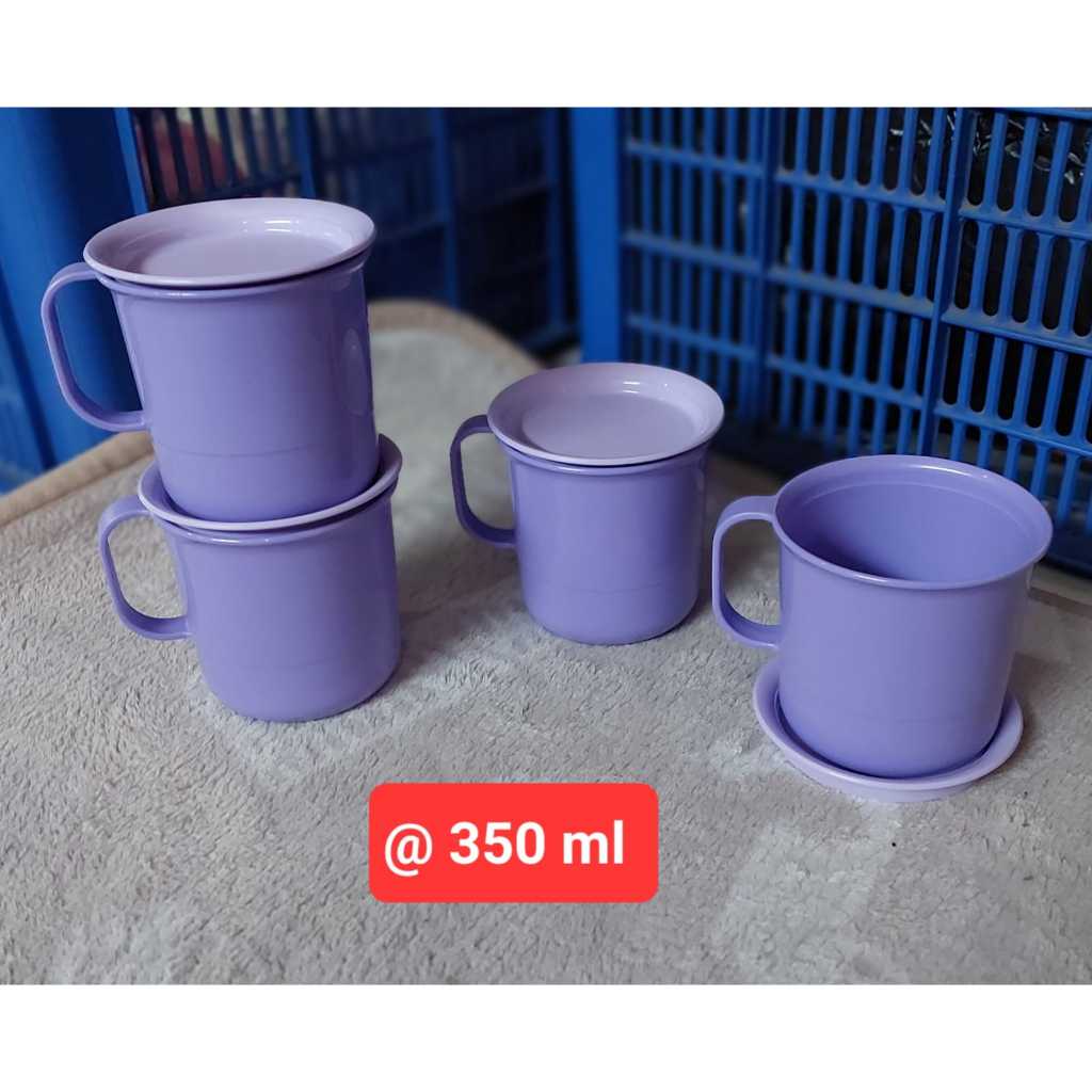 Hydrangea Mug Tupperware 350 ml (grain) | Shopee Malaysia