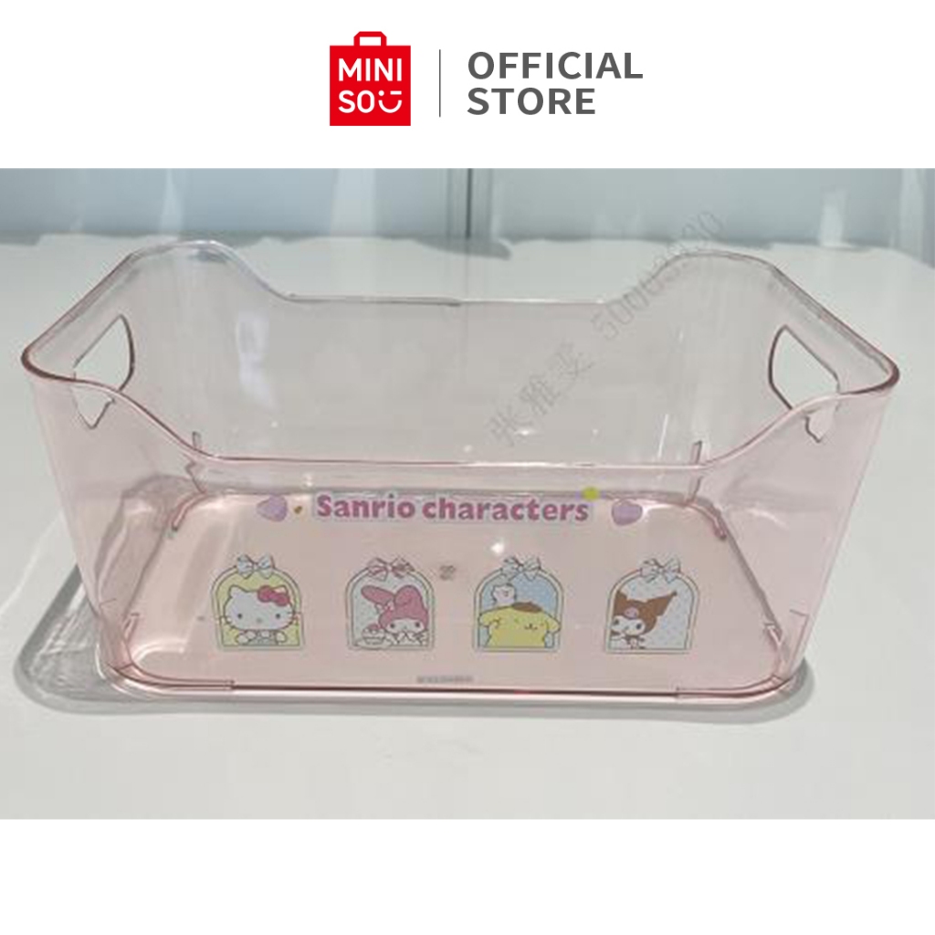 Miniso Sanrio Characters Storage Box Plastic Box Container Storage ...