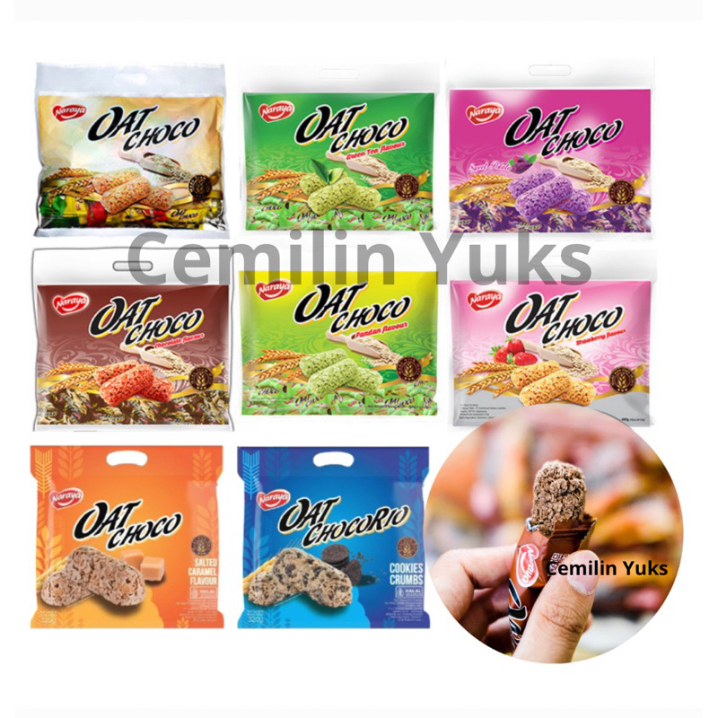 Naraya Oat Choco 400g Oat Choco Various Flavors Oat Choco Green Tea ...
