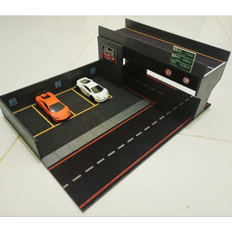 Diorama Street Parking | Street Parking Diorama 1/64 | Diorama Diecast ...