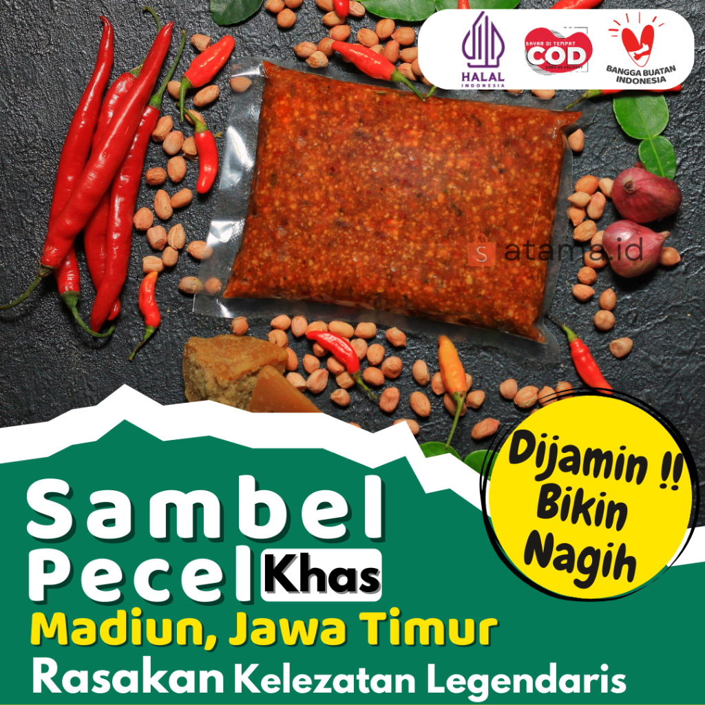 Original Pecel Sambal Package Typical Of East Java Pecel Seasoning No ...