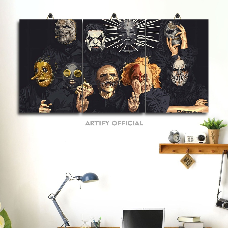 Personel Band Slipknot Room Display 60X30 Multi Panel / Slipknot Band ...