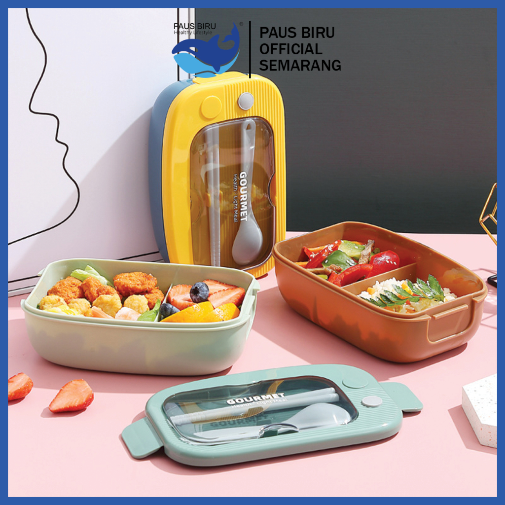 Blue Whale - Lunch Box Cutlery Set / Food Grade Lunch Box | Shopee Malaysia