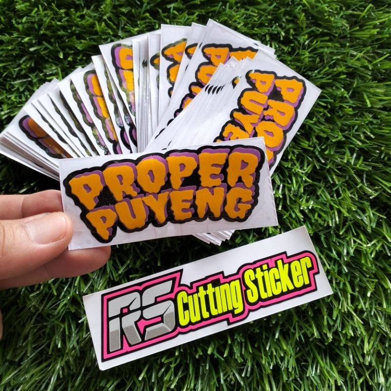 Sticker proper puyeng sticker cutting | Shopee Malaysia