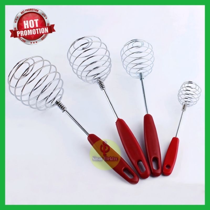 Manual SPIRAL HAND Egg whisk/HAND WHISKER stainlees whisk | Shopee Malaysia